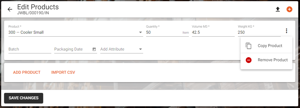 Creating an Inwards consignment – Consignly