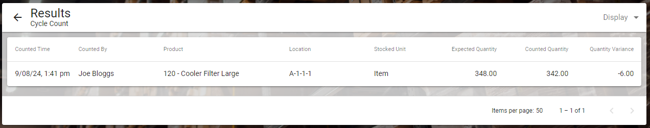 Cycle counts – Consignly