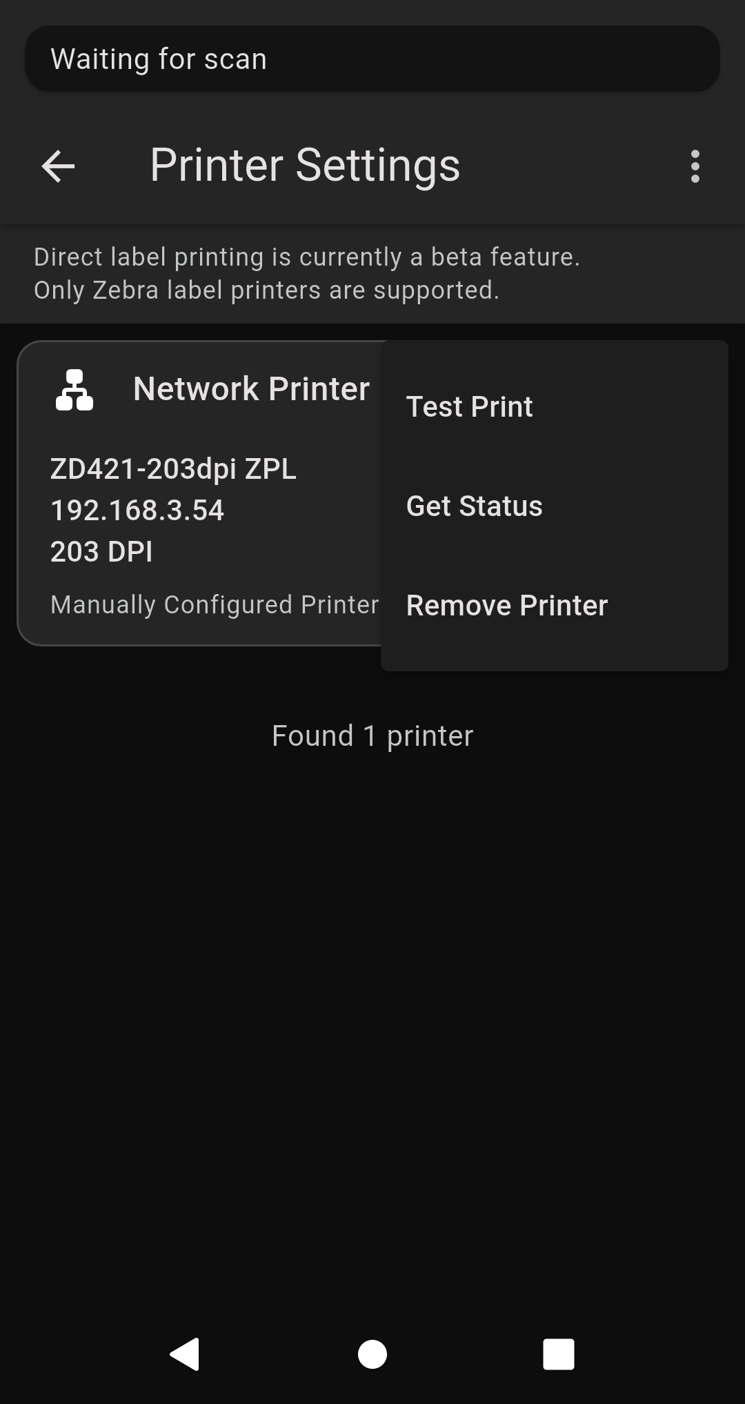Printer Settings – Consignly