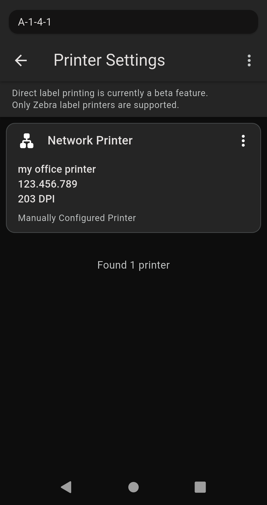 Printer Settings – Consignly