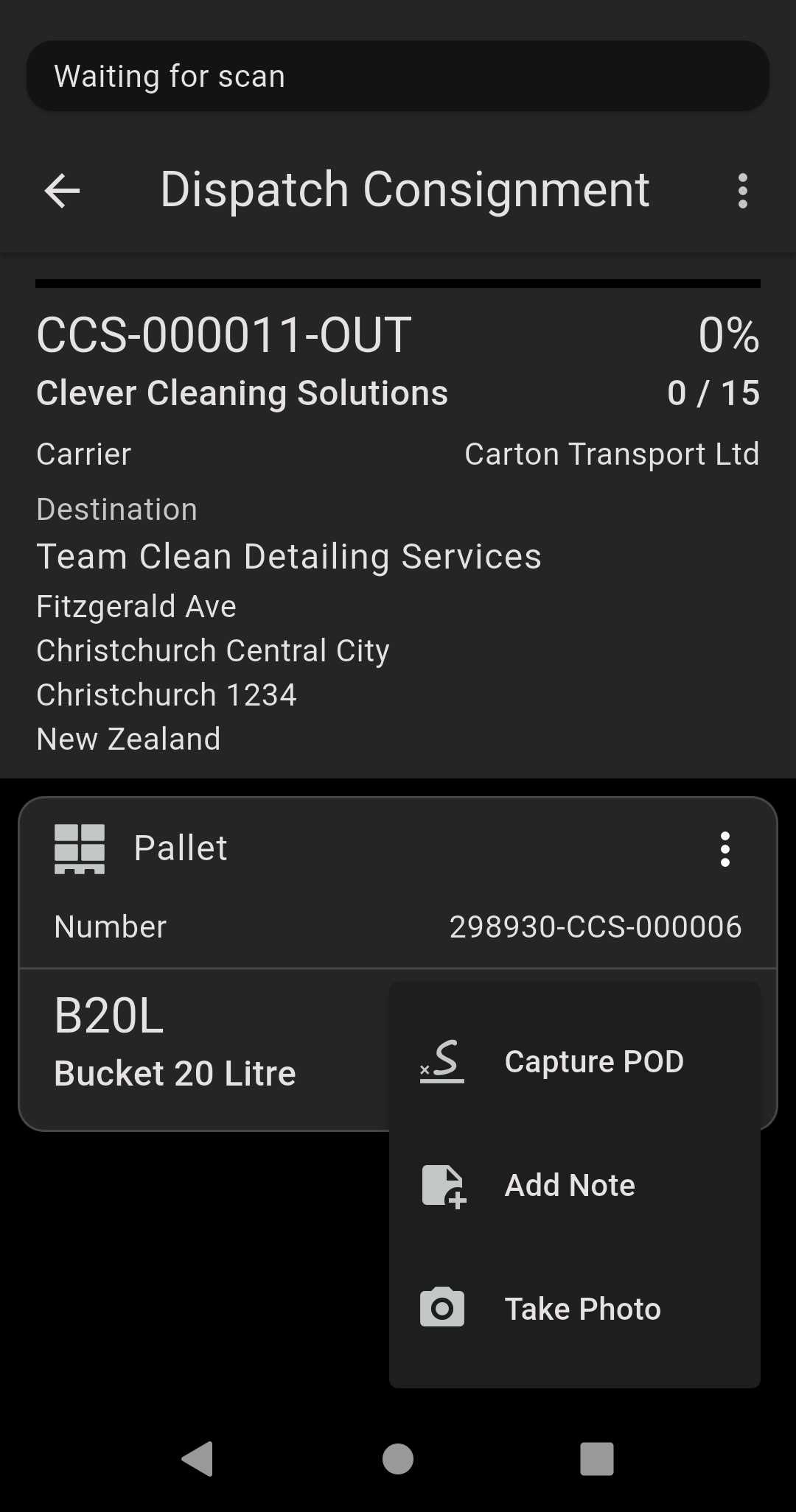 Dispatching – Consignly